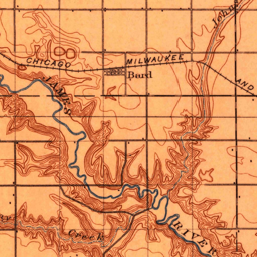 Alexandria, SD (1899, 125000-Scale) Map by United States Geological ...