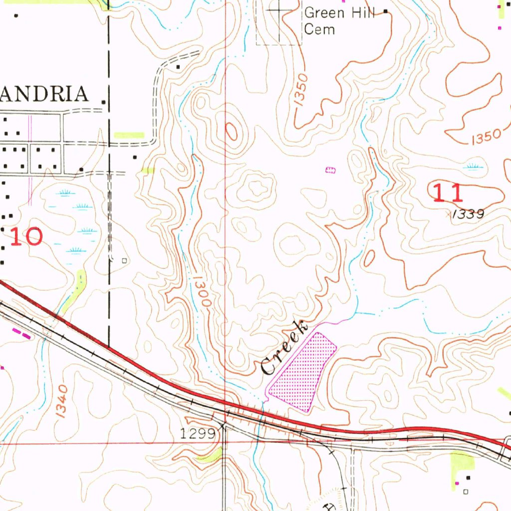 Alexandria, SD (1957, 24000-Scale) Map by United States Geological ...