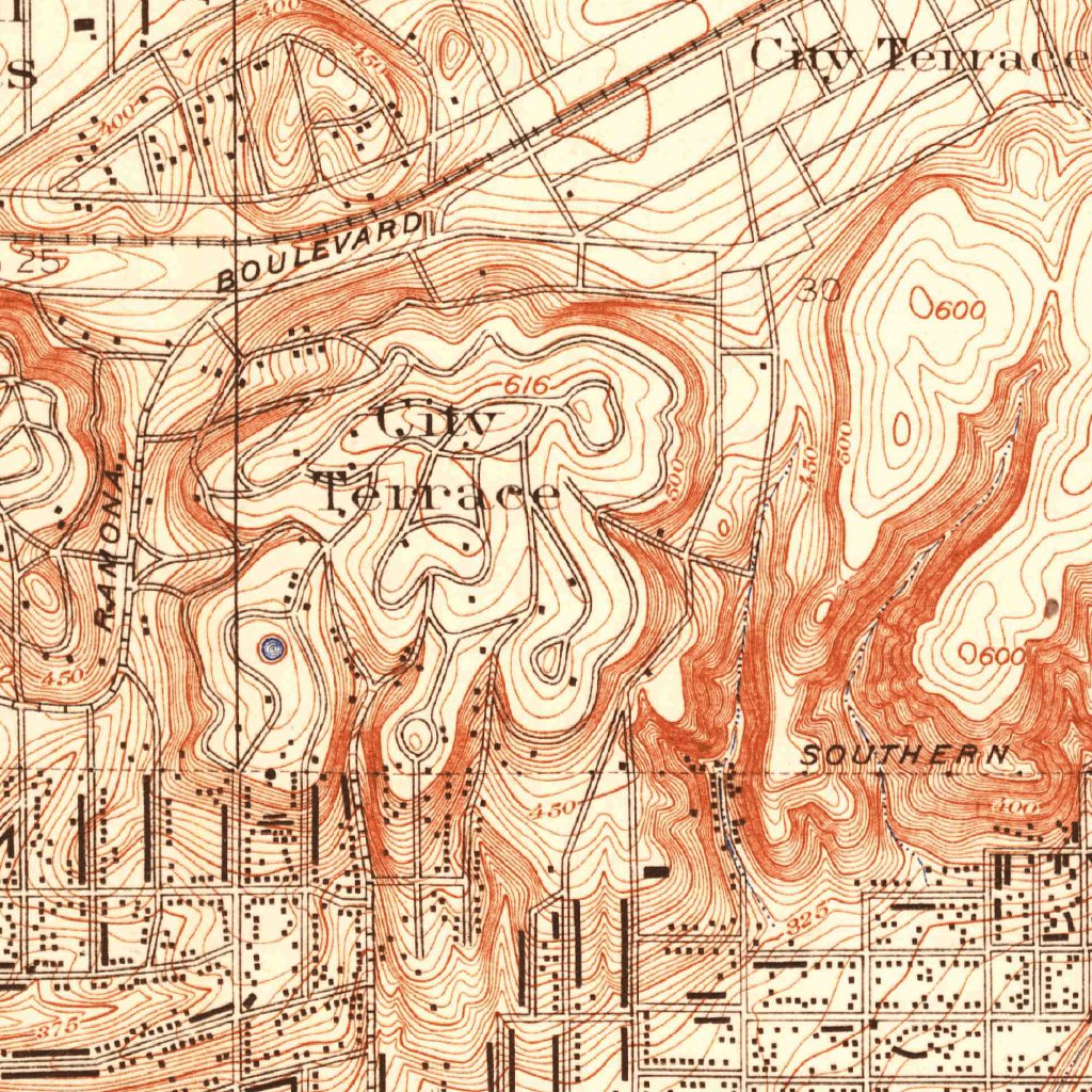 Alhambra, CA (1926, 24000-Scale) Map by United States Geological Survey ...