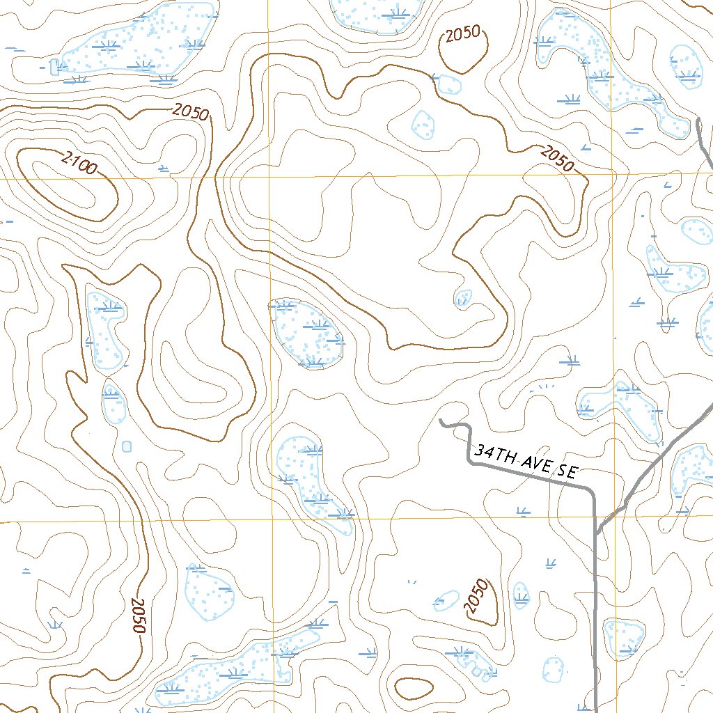 Alkaline Lake SW, ND (2020, 24000-Scale) Map by United States ...