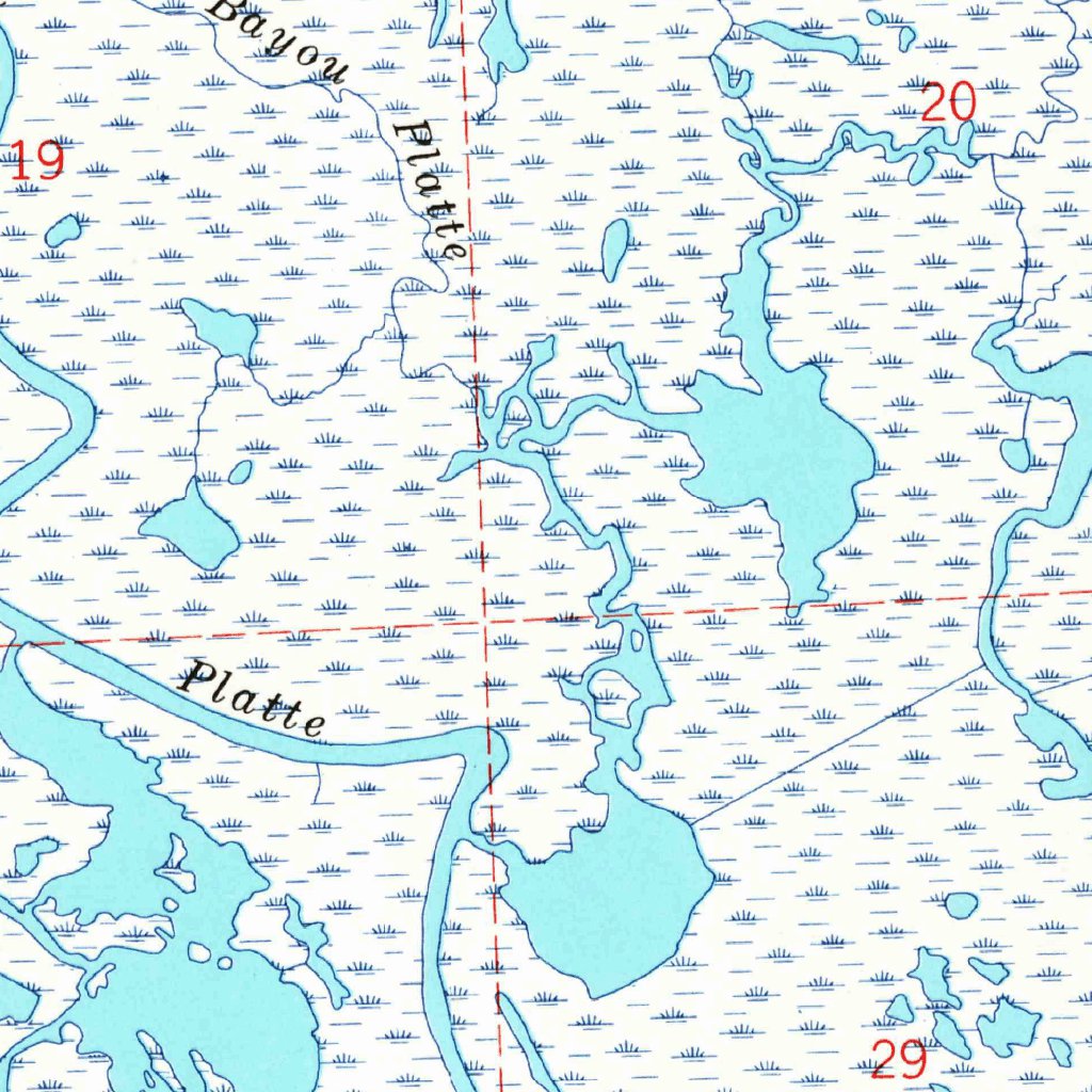 Alligator Point, LA (1956, 24000-Scale) Map by United States Geological ...