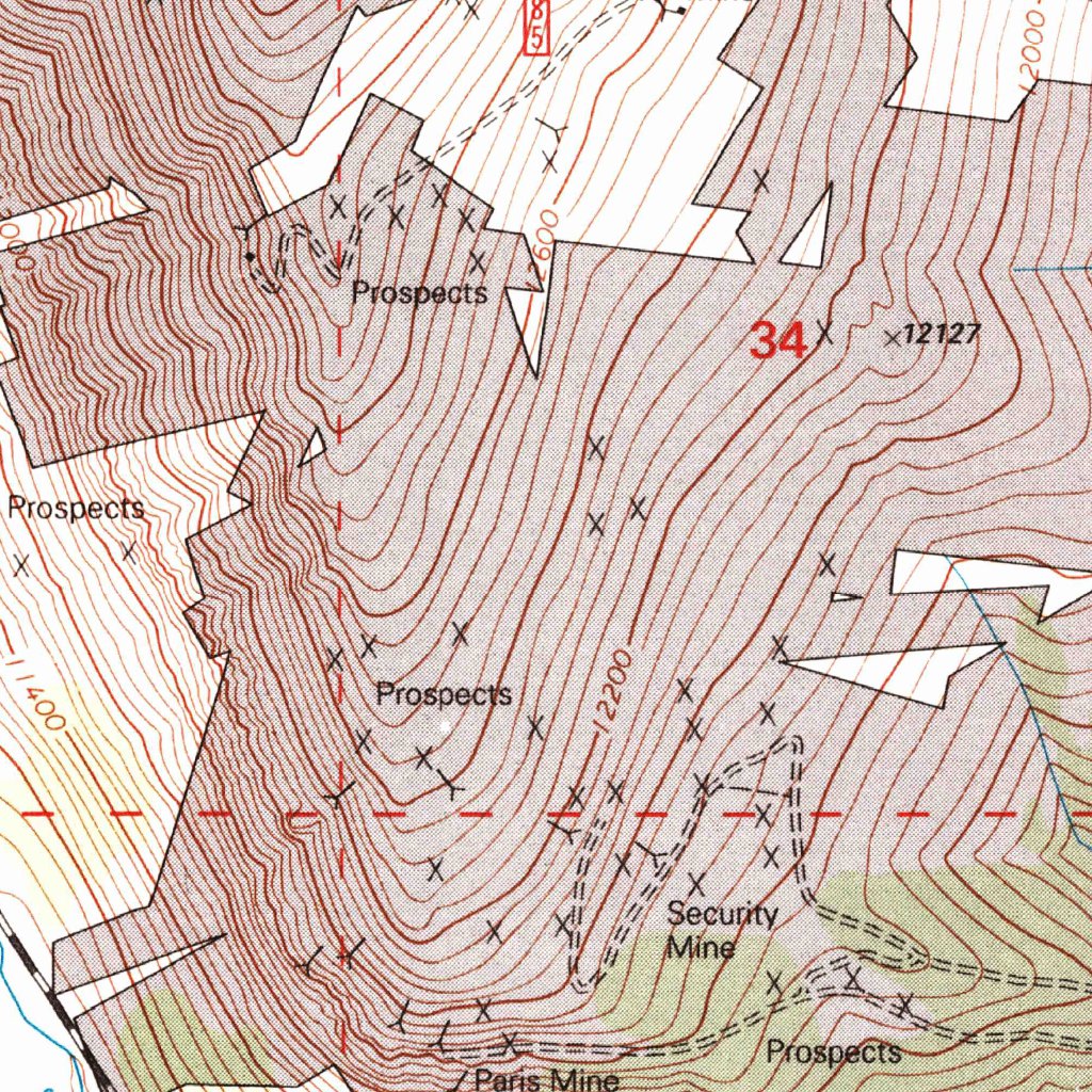 Alma, CO (1994, 24000-Scale) Map by United States Geological Survey ...