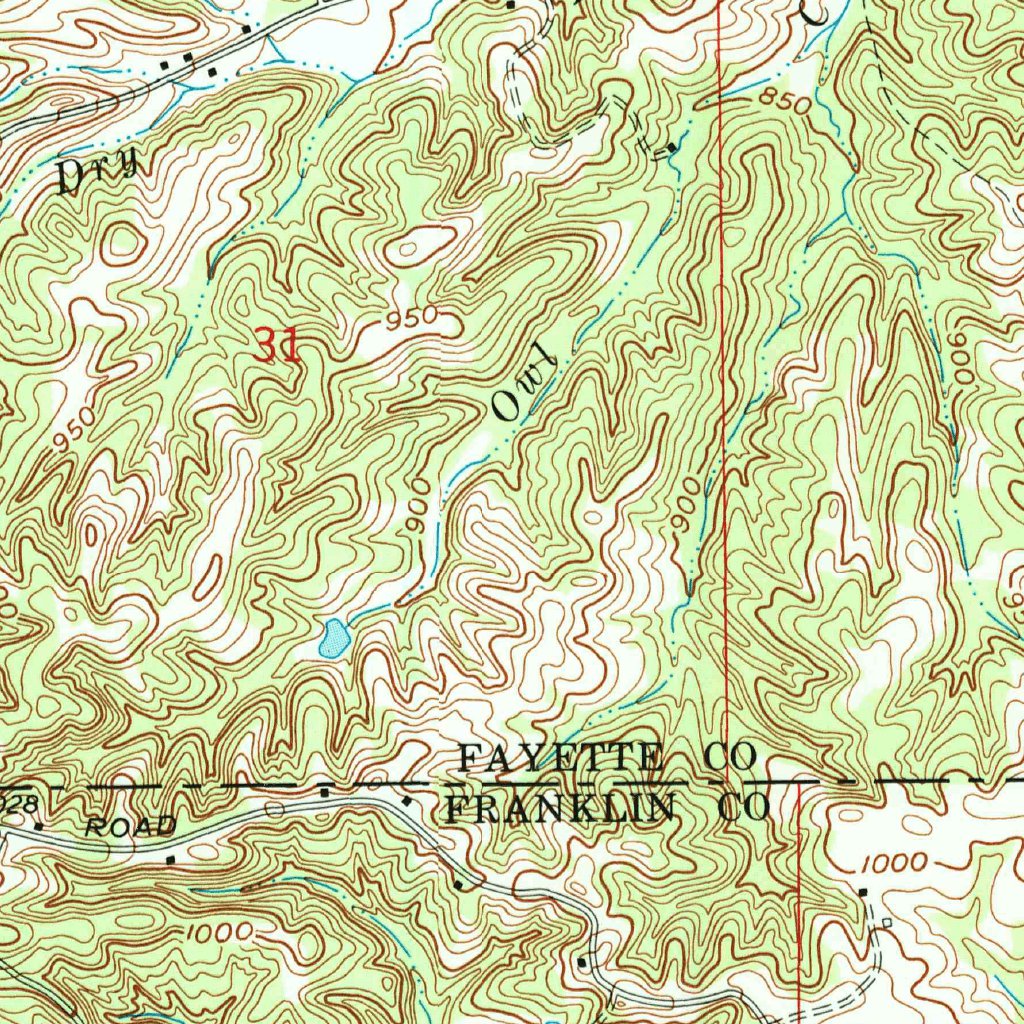 Alpine, IN (1971, 24000-Scale) Map by United States Geological Survey ...