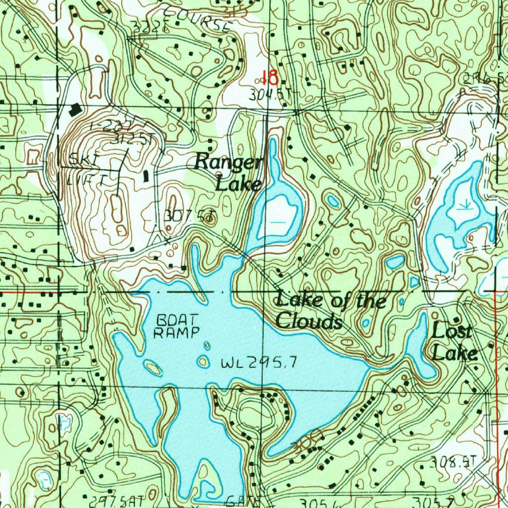 Altona, MI (1985, 24000-Scale) Map by United States Geological Survey ...