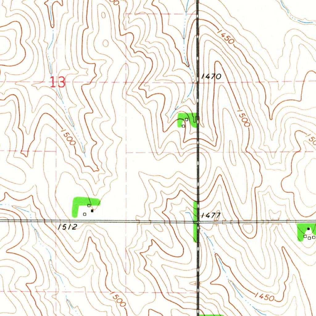 Altona NW, NE (1966, 24000-Scale) Map by United States Geological ...