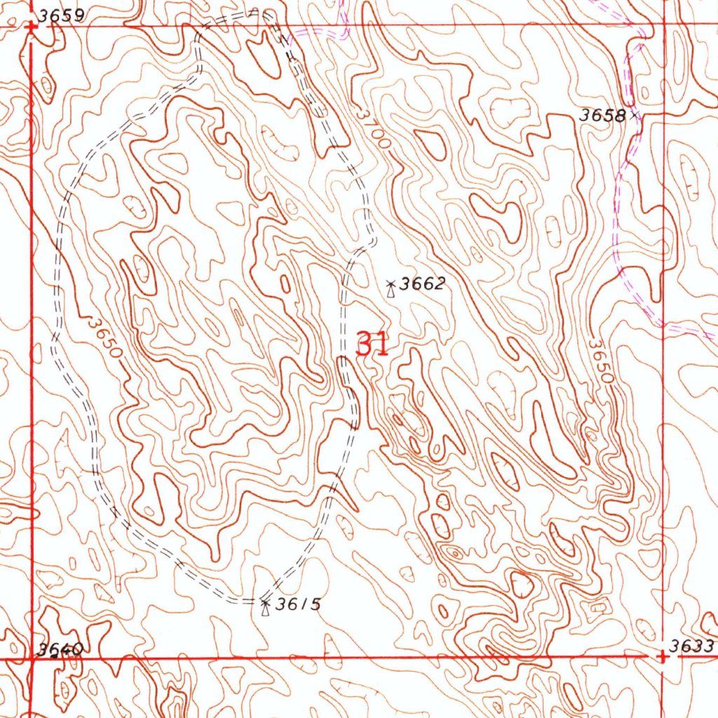 Alvin, CO-NE (1971, 24000-Scale) Map by United States Geological Survey ...