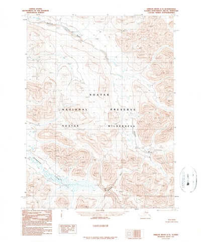 Ambler River C-3, AK (1990, 63360-Scale) Map by United States ...