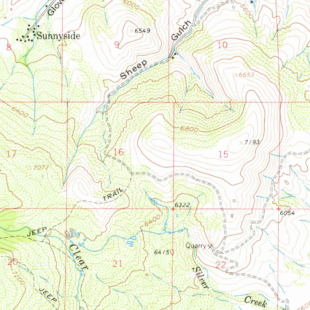 Anaconda, MT (1961, 62500-Scale) Map by United States Geological Survey ...