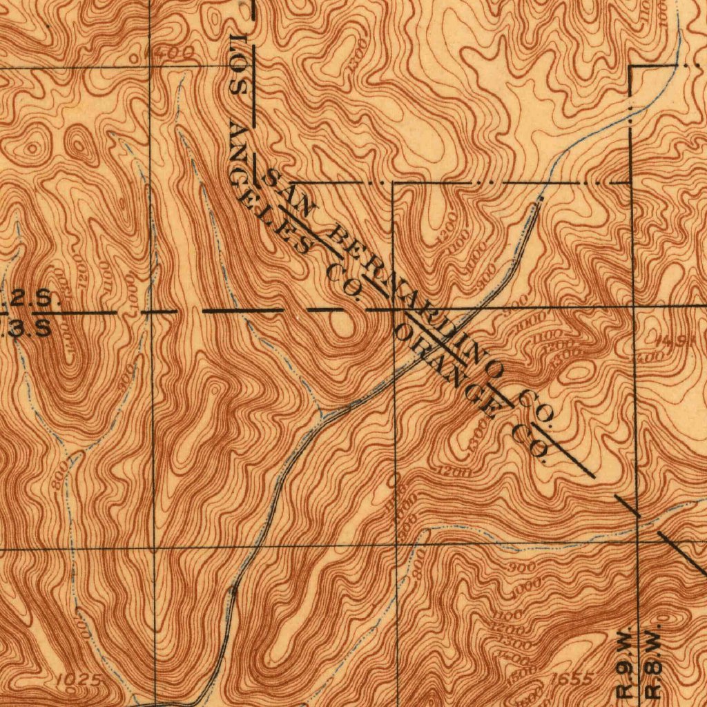 Anaheim, CA (1896, 62500-Scale) Map by United States Geological Survey ...