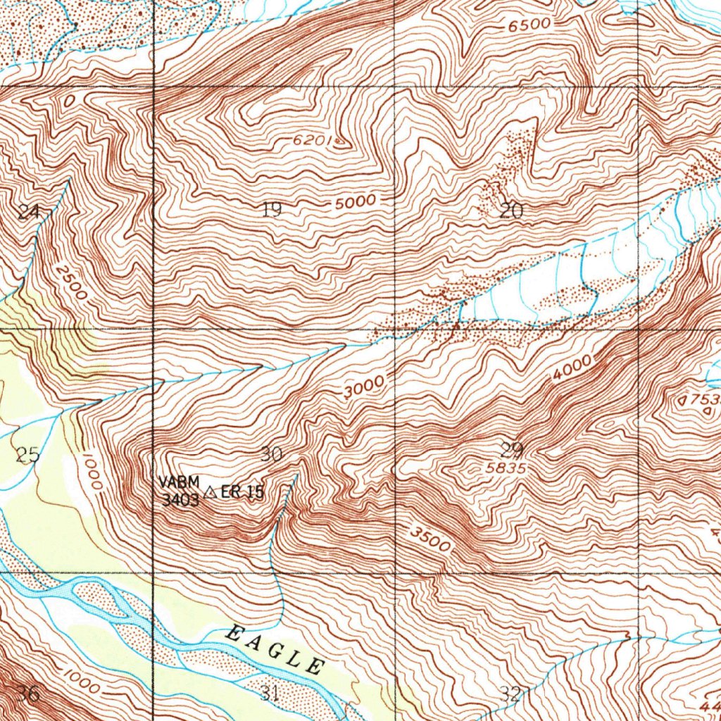 Anchorage A-6, AK (1960, 63360-Scale) Map by United States Geological ...