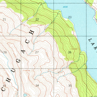 Anchorage B-6, AK (1960, 63360-Scale) Map by United States Geological ...