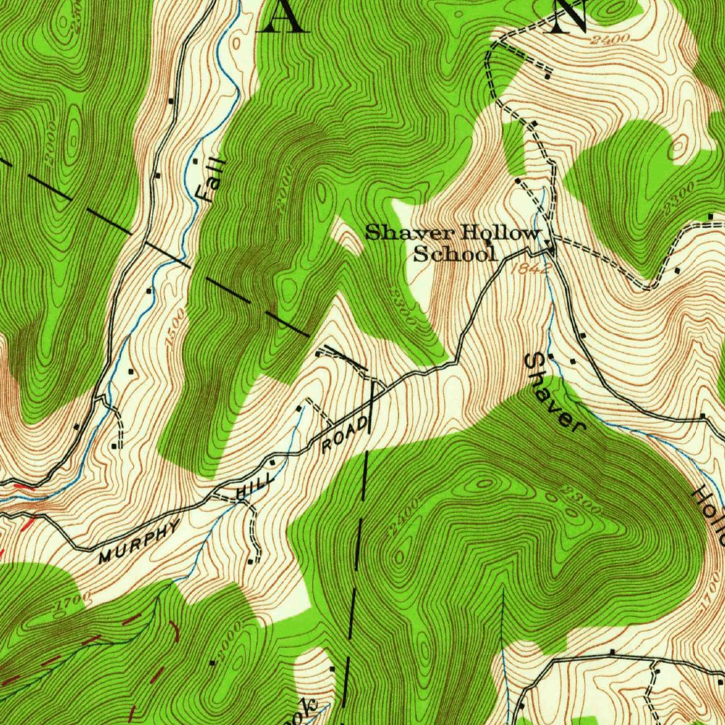Andes, NY (1922, 62500-Scale) Map by United States Geological Survey ...