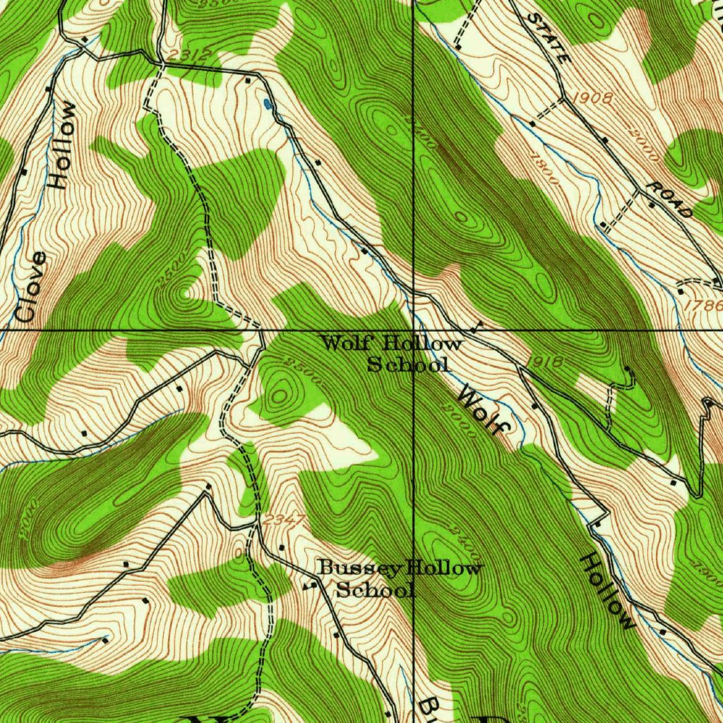 Andes, NY (1922, 62500-Scale) Map by United States Geological Survey ...