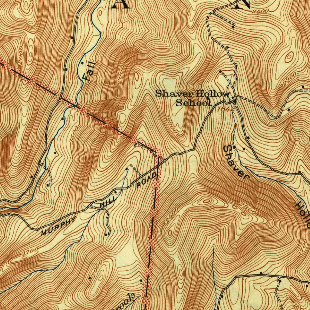 Andes, NY (1924, 62500-Scale) Map by United States Geological Survey ...