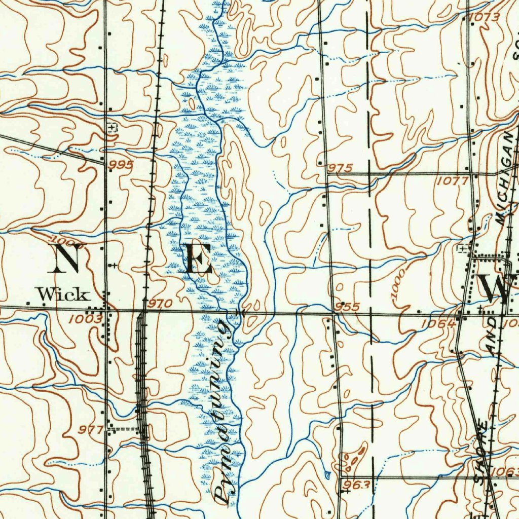 Andover, OH-PA (1905, 62500-Scale) Map by United States Geological ...