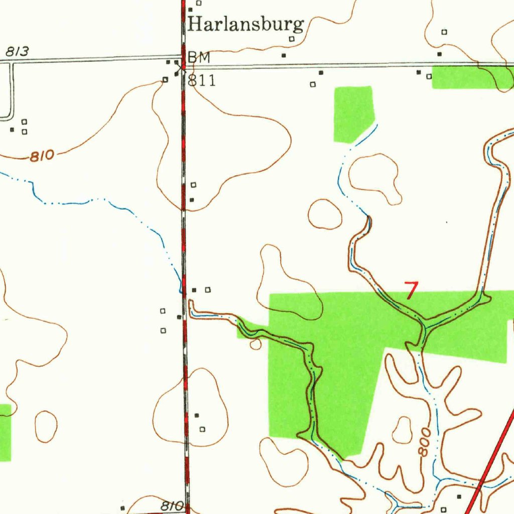Andrews, IN (1950, 24000-Scale) Map by United States Geological Survey ...