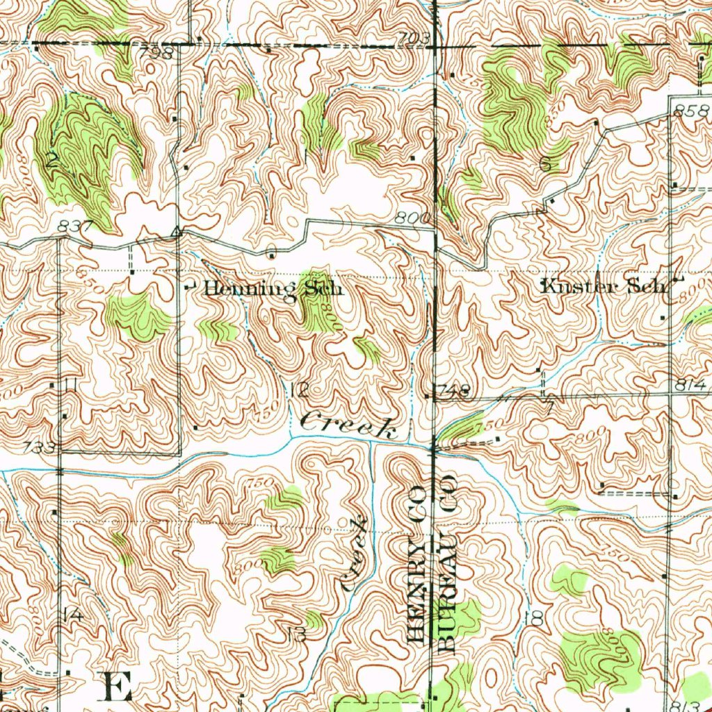 Annawan, IL (1929, 62500-Scale) Map by United States Geological Survey ...