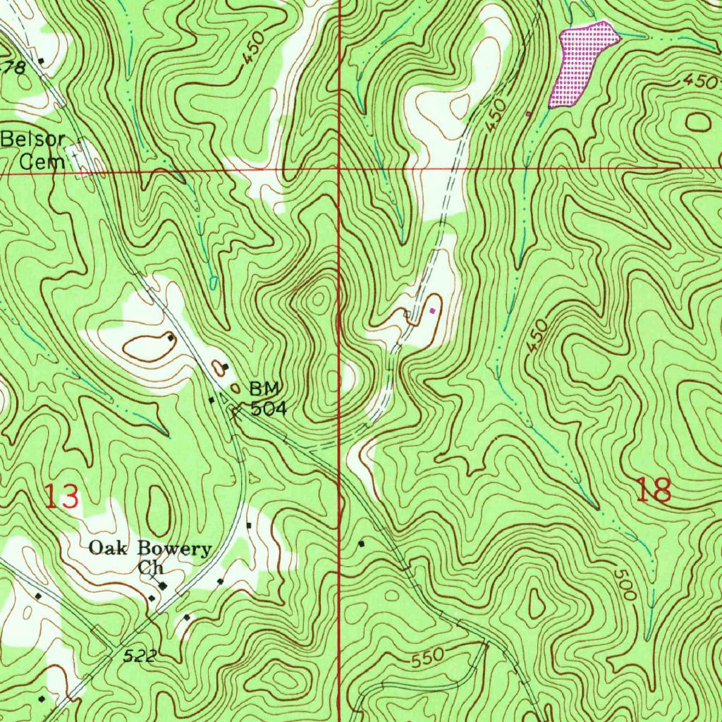 Ansley, AL (1968, 24000-Scale) Map by United States Geological Survey ...