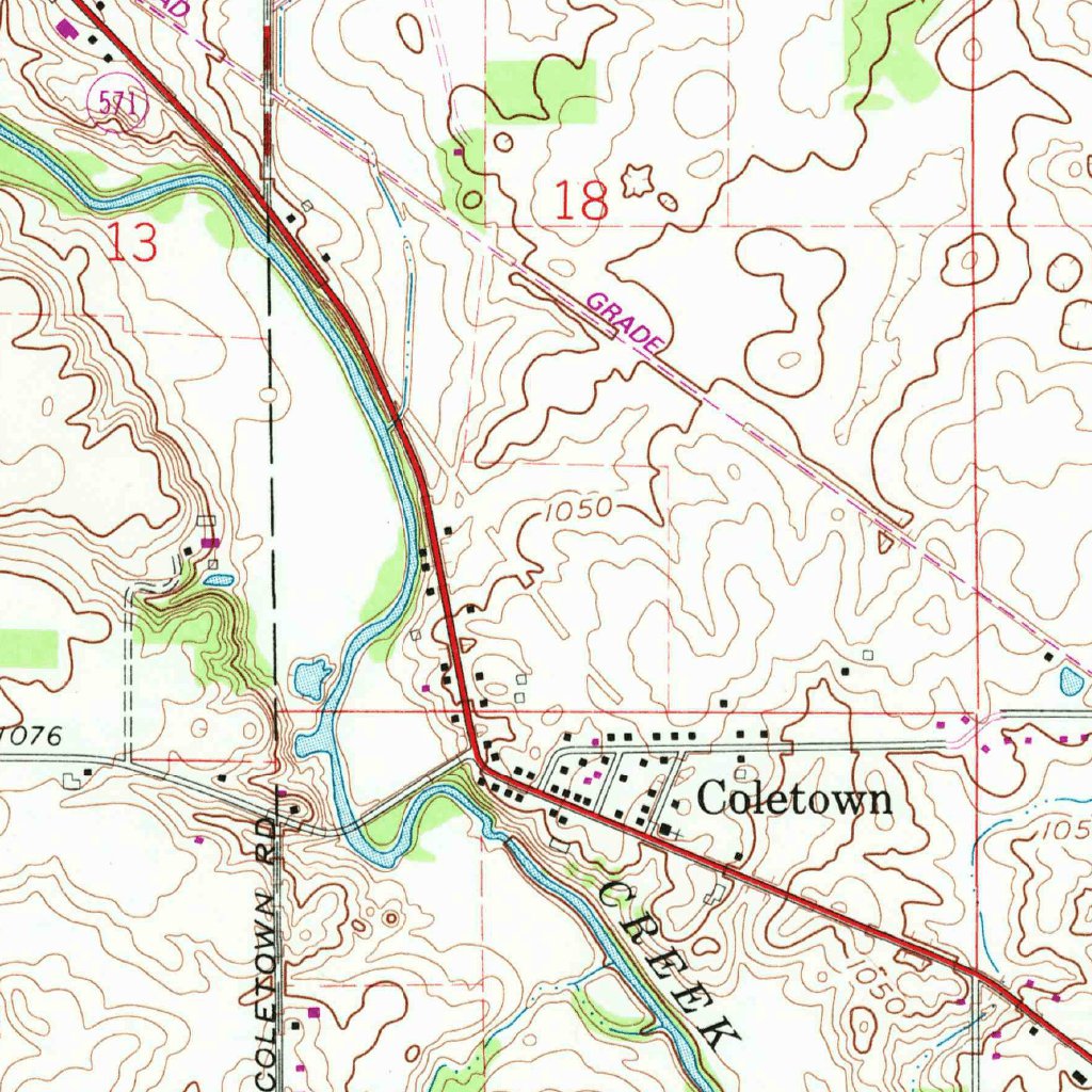 Ansonia, OH (1961, 24000-Scale) Map by United States Geological Survey ...
