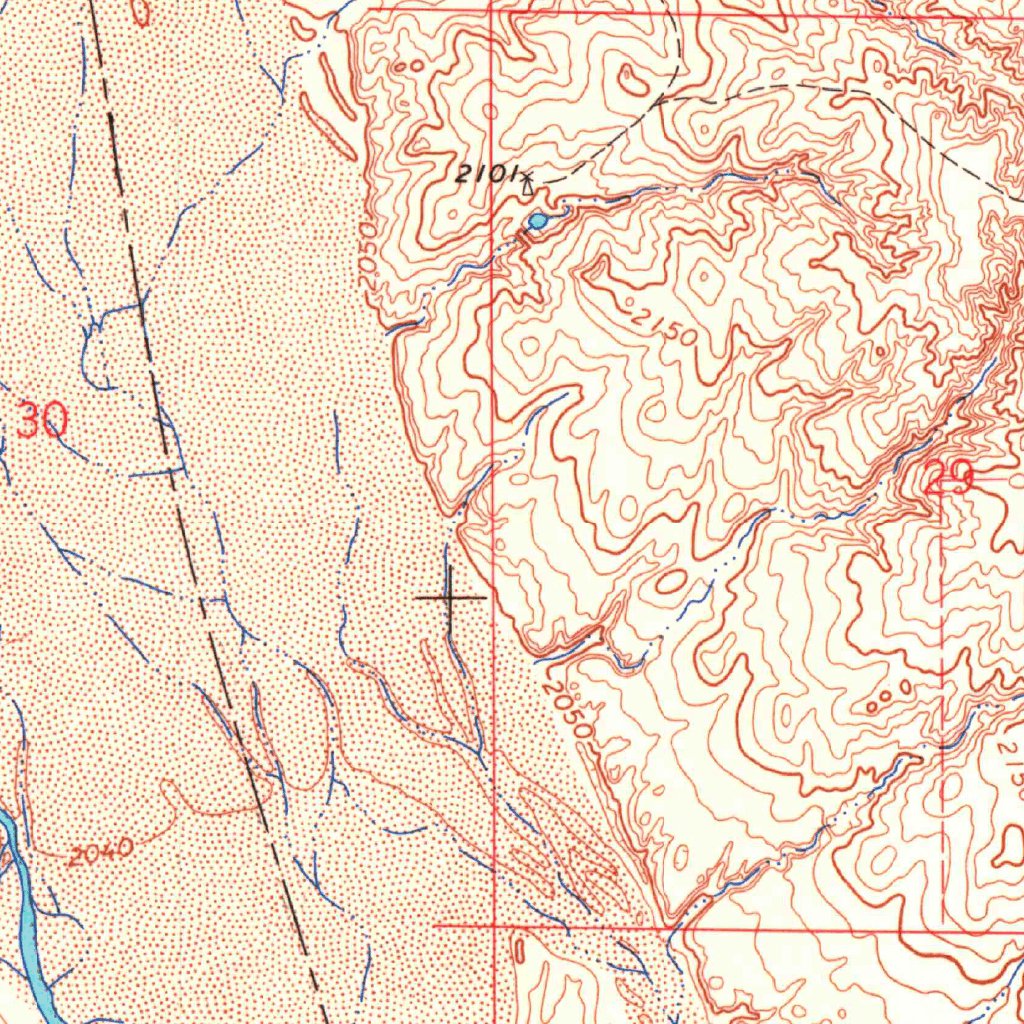 Antelope Hills NE, OK (1966, 24000-Scale) Map by United States ...