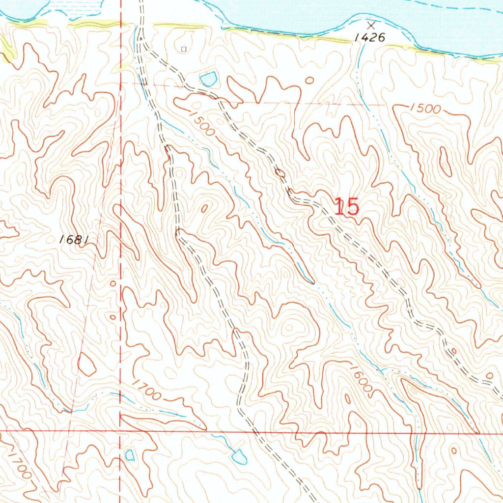 Antelope Island, SD (1973, 24000-Scale) Map by United States Geological ...