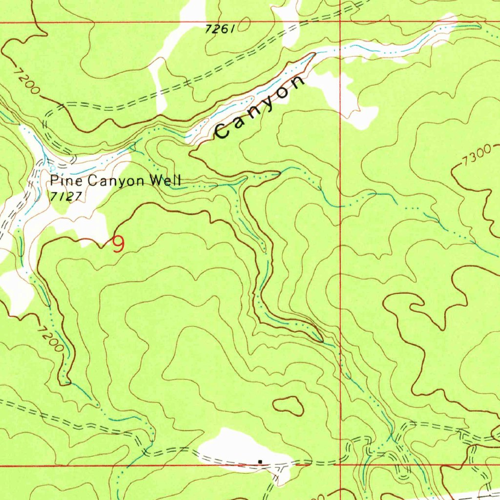 Antelope Lake, AZ (1971, 24000-Scale) Map by United States Geological ...