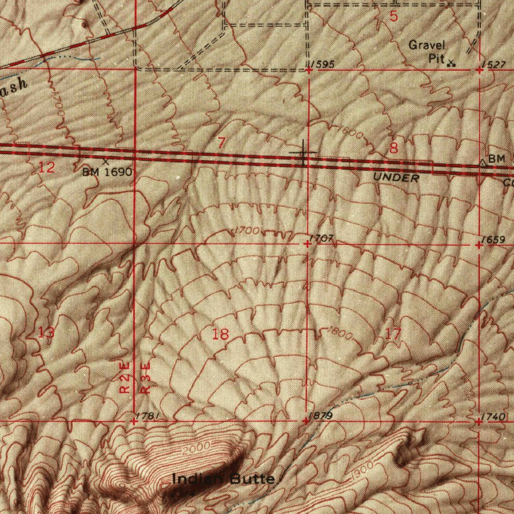 Antelope Peak, AZ (1963, 62500-Scale) Map by United States Geological ...