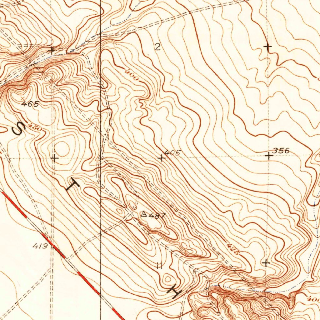 Antelope Plain, CA (1936, 31680-Scale) Map by United States Geological ...