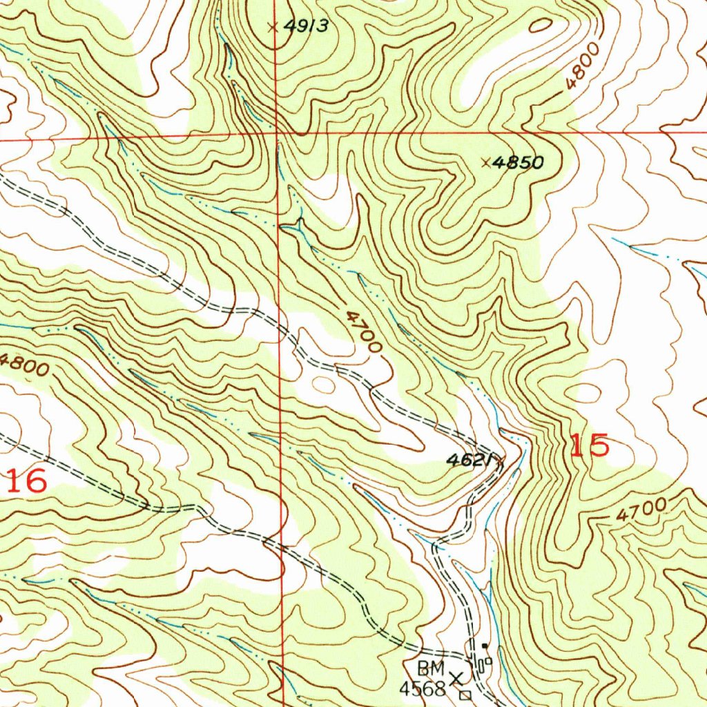 Antelope Point, MT (1955, 24000-Scale) Map by United States Geological ...