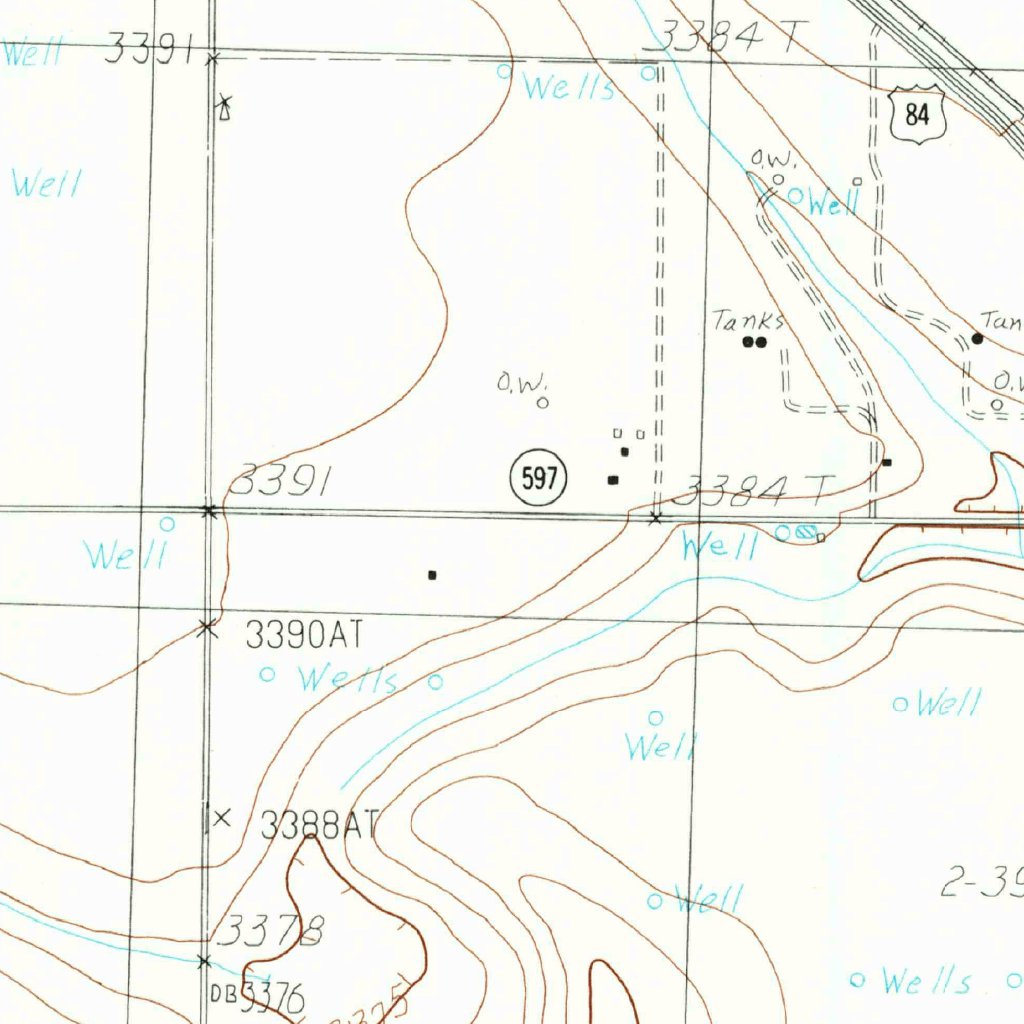 Anton, TX (1985, 24000-Scale) Map by United States Geological Survey ...