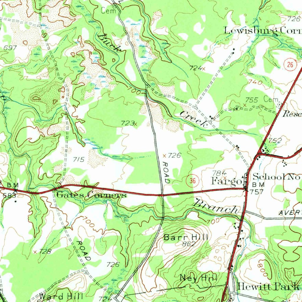 Antwerp, NY (1949, 62500-Scale) Map by United States Geological Survey ...