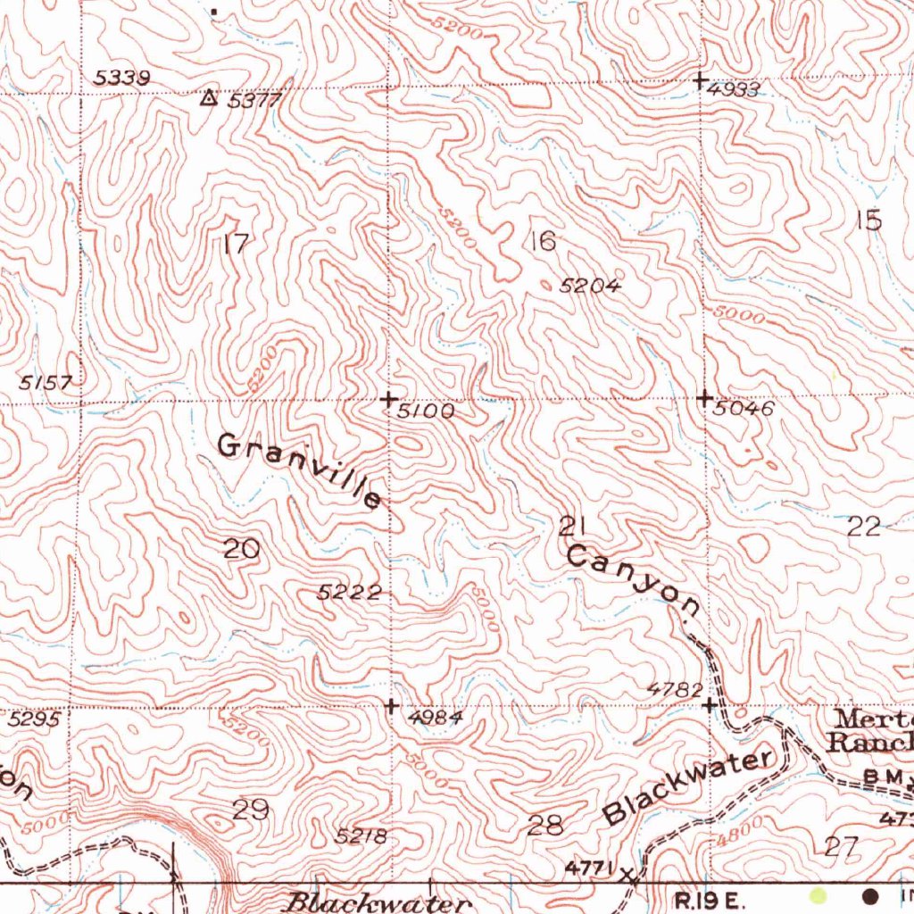 Arabela, NM (1936, 62500-Scale) Map by United States Geological Survey ...