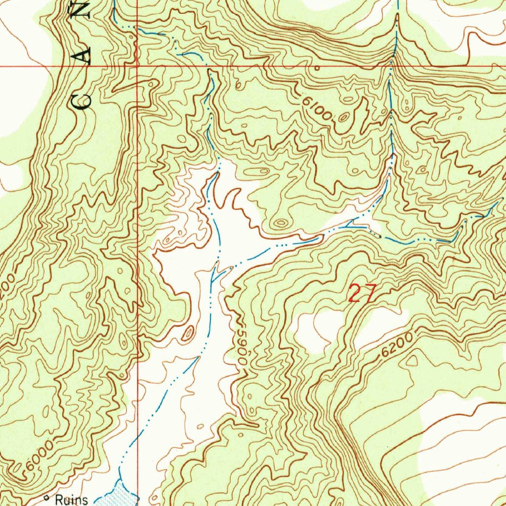 Arch Mesa, NM (1957, 24000-Scale) Map by United States Geological ...