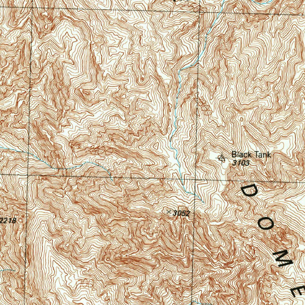 Arch Tank, AZ (1990, 24000-Scale) Map by United States Geological ...