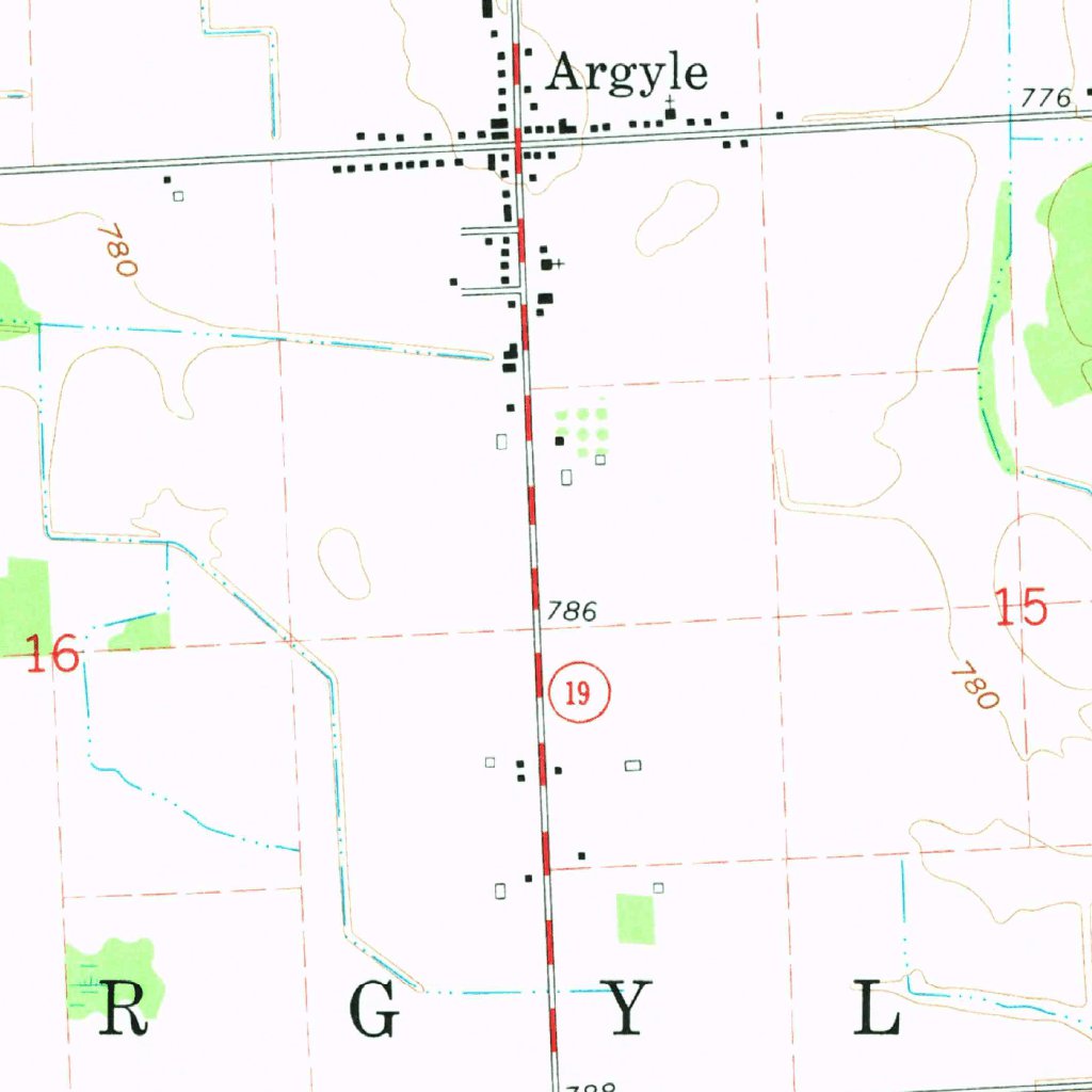 Argyle, MI (1963, 24000-Scale) Map by United States Geological Survey ...
