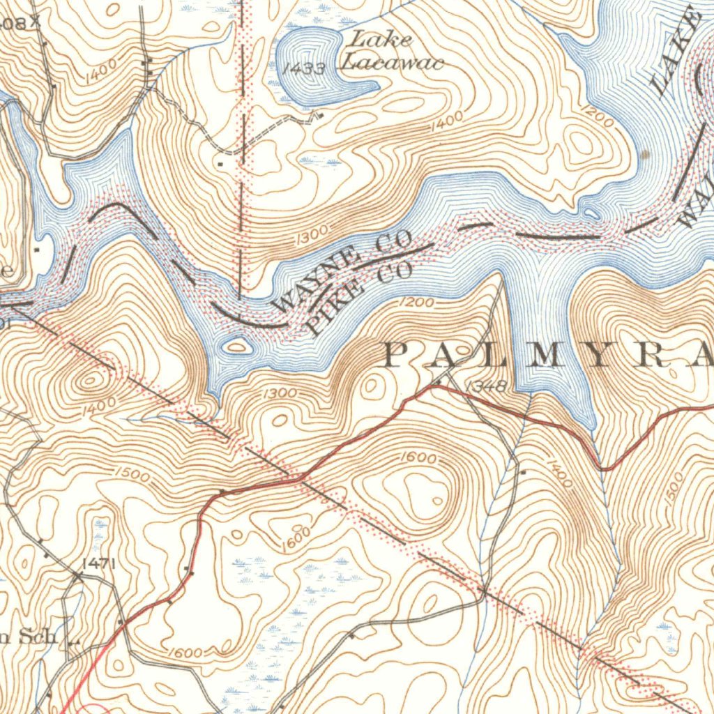 Ariel, PA (1932, 62500-Scale) Map by United States Geological Survey ...