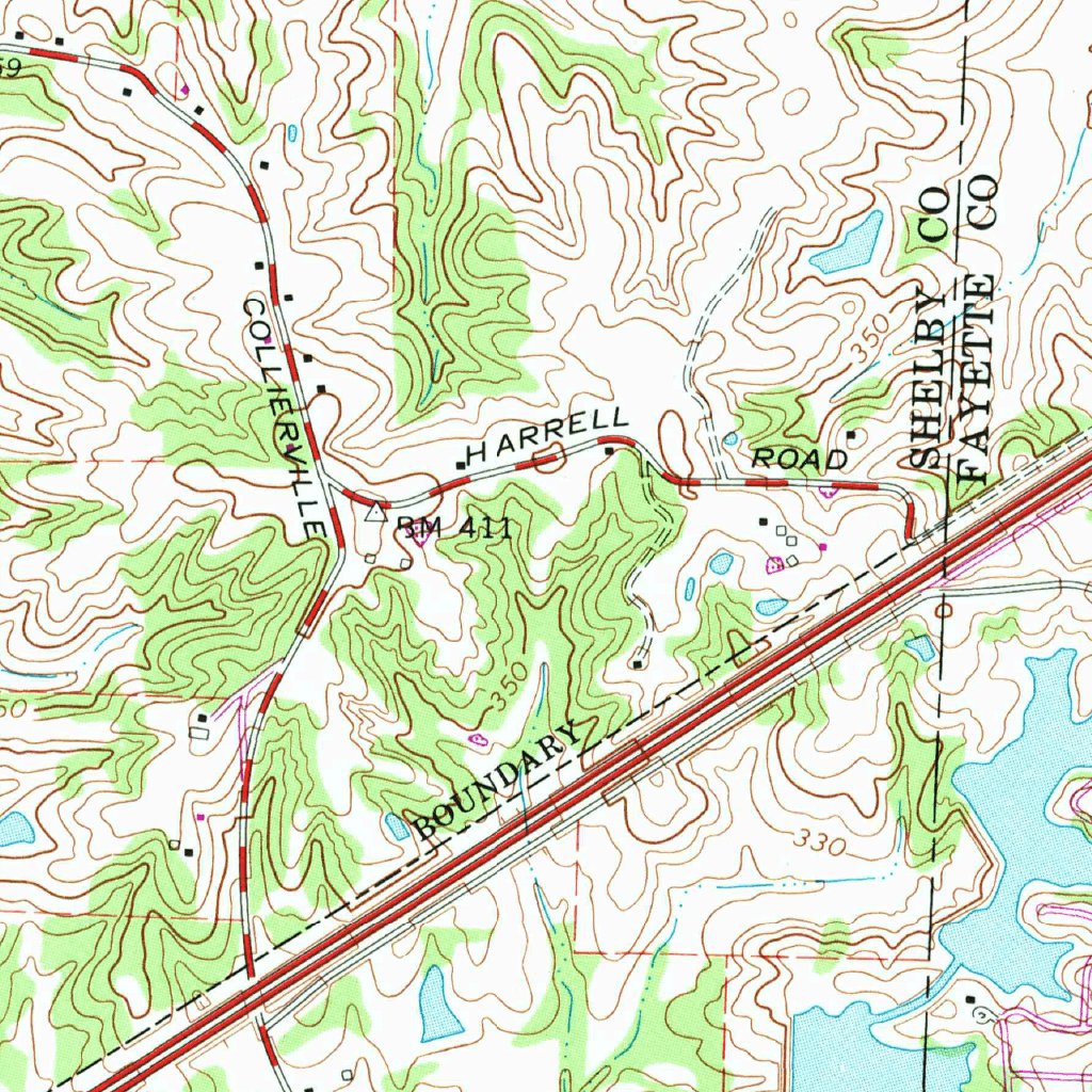 Arlington, TN (1965, 24000-Scale) Map by United States Geological ...