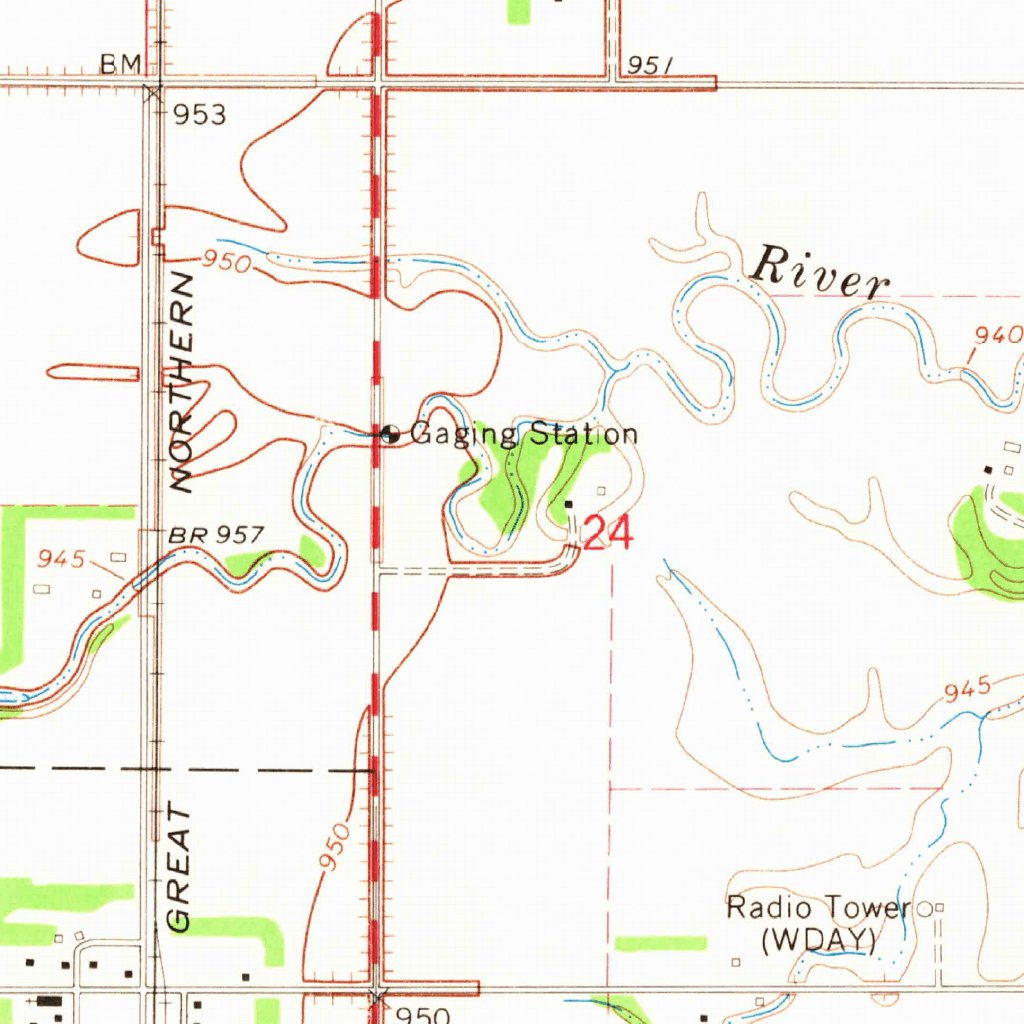 Arthur, ND (1967, 24000-Scale) Map by United States Geological Survey ...