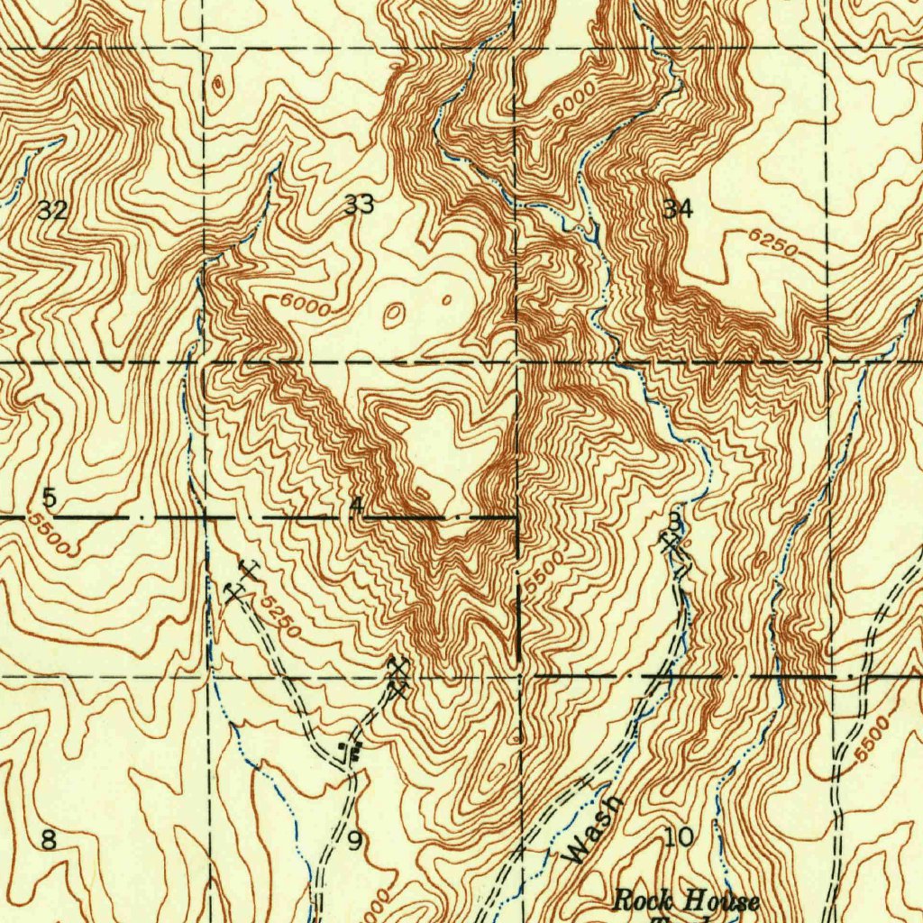 Ash Fork, AZ (1948, 63360-Scale) Map by United States Geological Survey ...