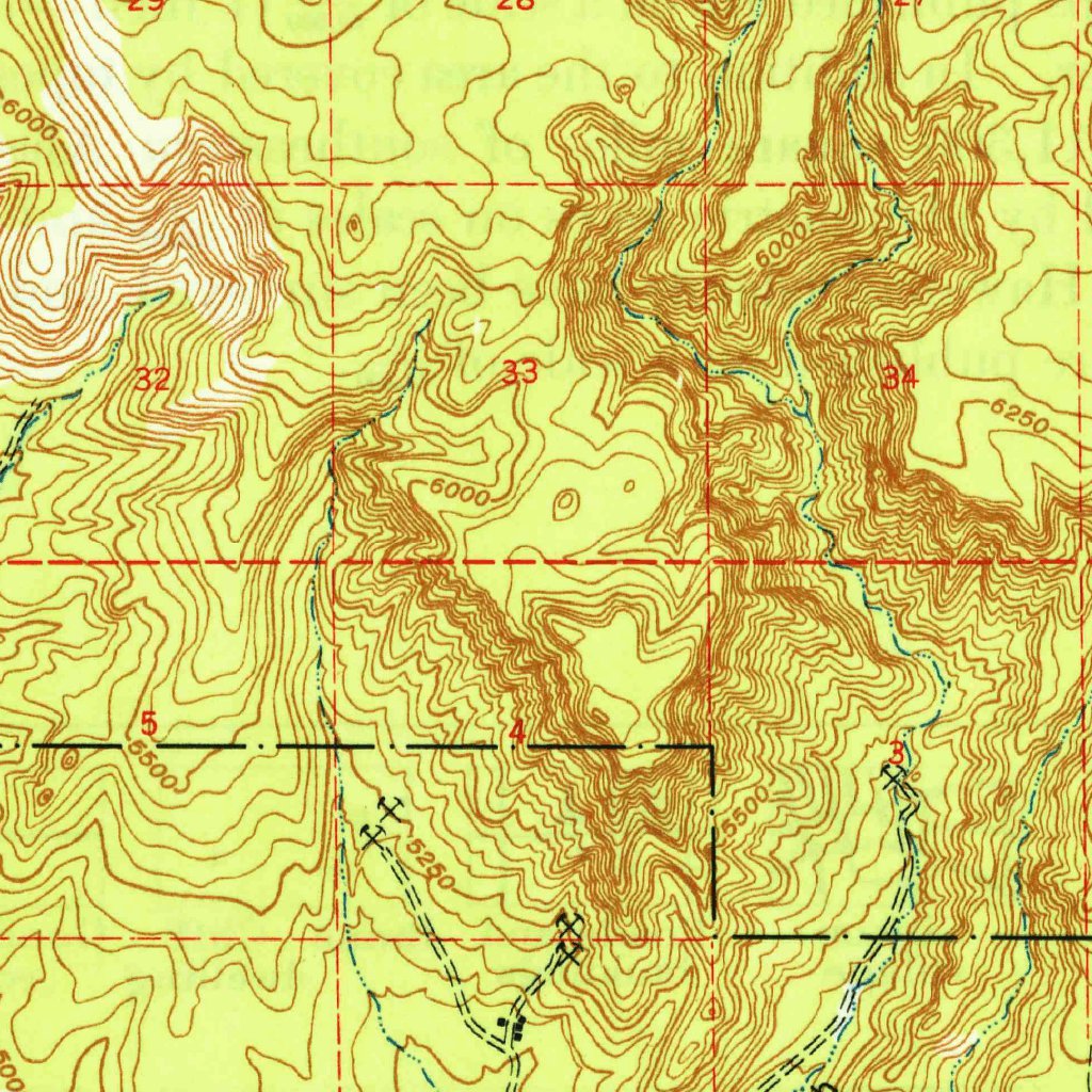 Ash Fork, AZ (1949, 62500-Scale) Map by United States Geological Survey ...