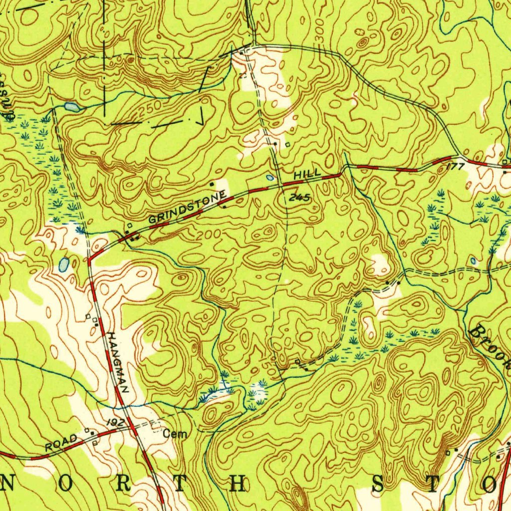 Ashaway, RI-CT (1953, 31680-Scale) Map by United States Geological ...