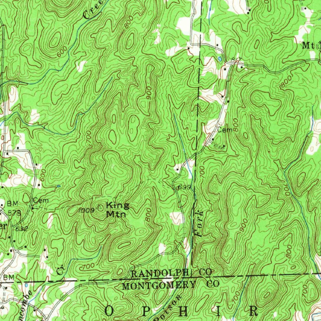 Asheboro, NC (1957, 62500-Scale) Map by United States Geological Survey ...