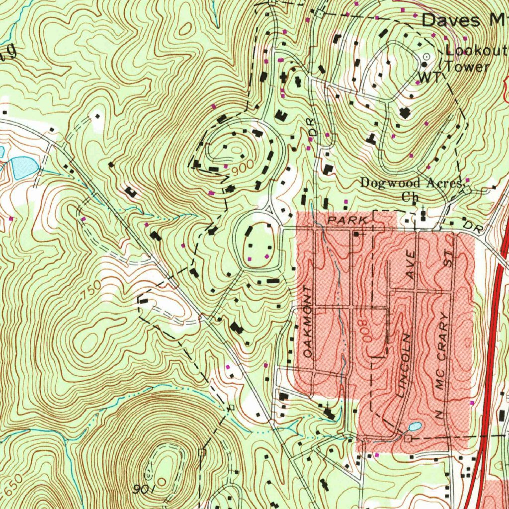 Asheboro, NC (1970, 24000-Scale) Map by United States Geological Survey ...