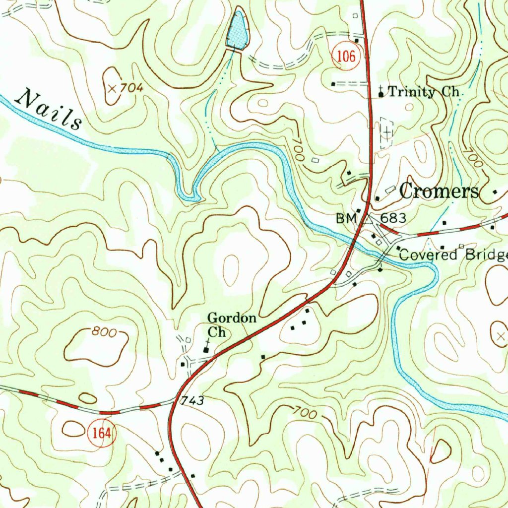 Ashland, GA (1964, 24000-Scale) Map by United States Geological Survey ...