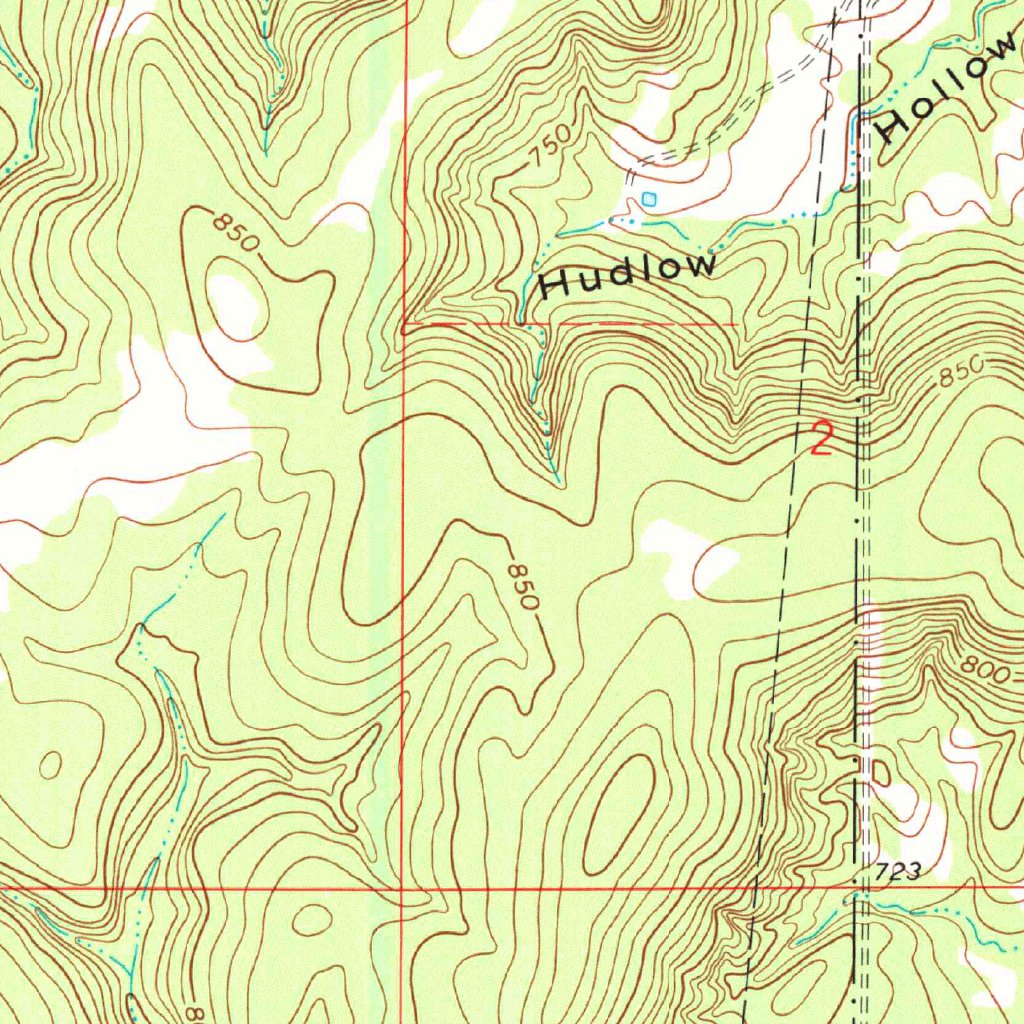 Ashland, OK (1967, 24000-Scale) Map by United States Geological Survey ...