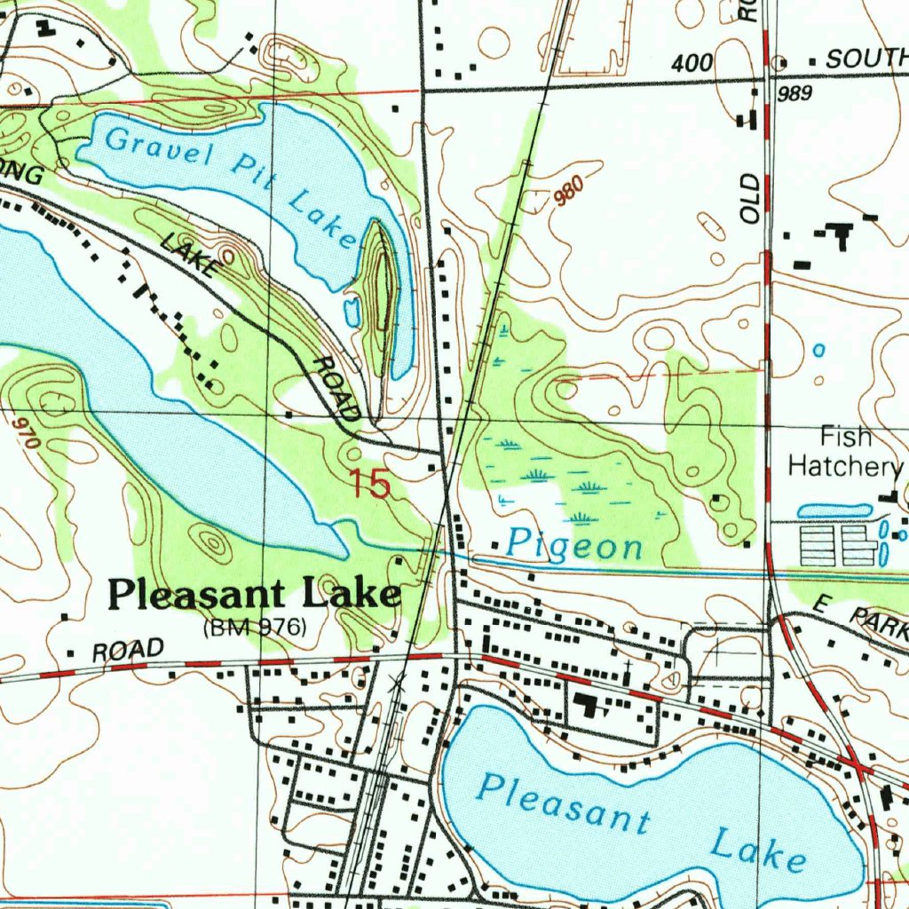Ashley, IN (1993, 24000-Scale) Map by United States Geological Survey ...