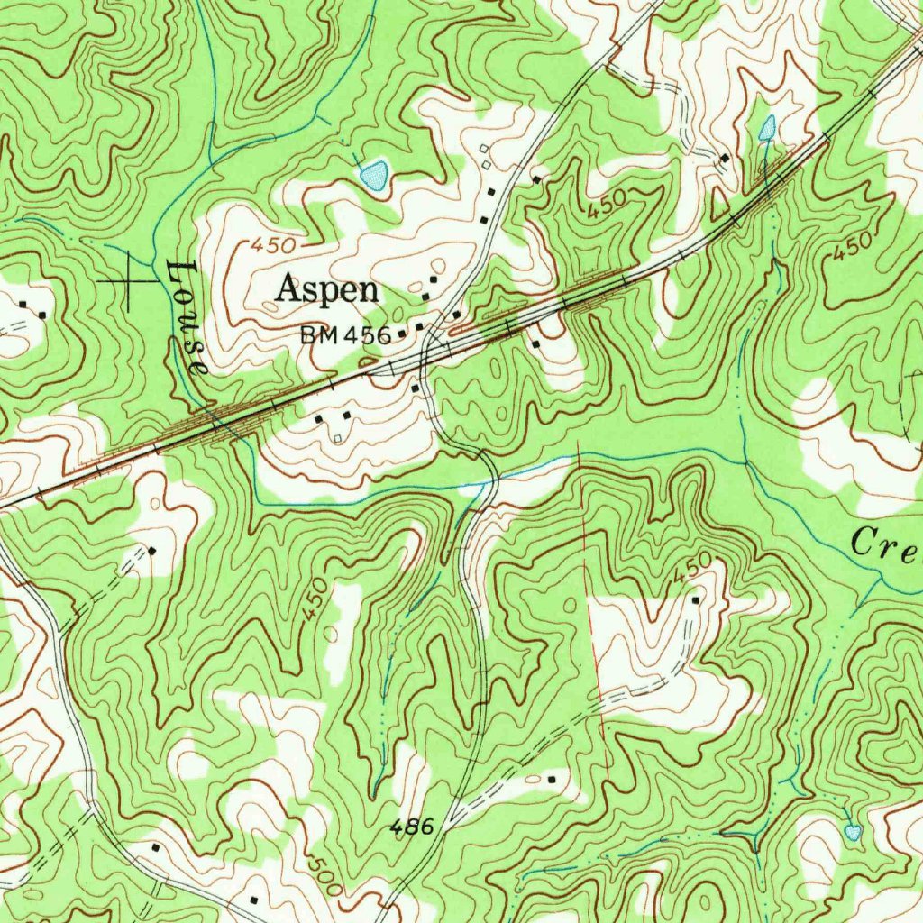 Aspen, VA (1968, 24000-Scale) Map by United States Geological Survey ...