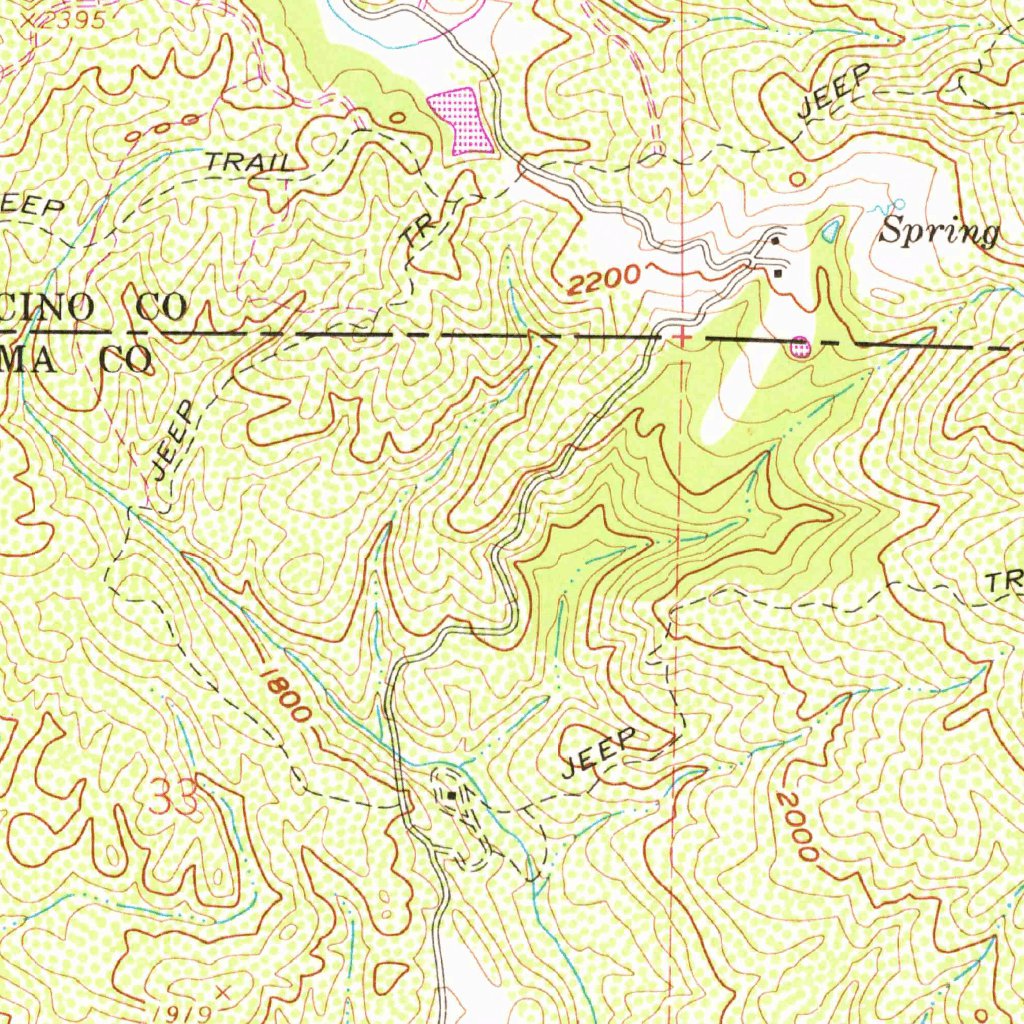 Asti, CA (1959, 24000-Scale) Map by United States Geological Survey ...