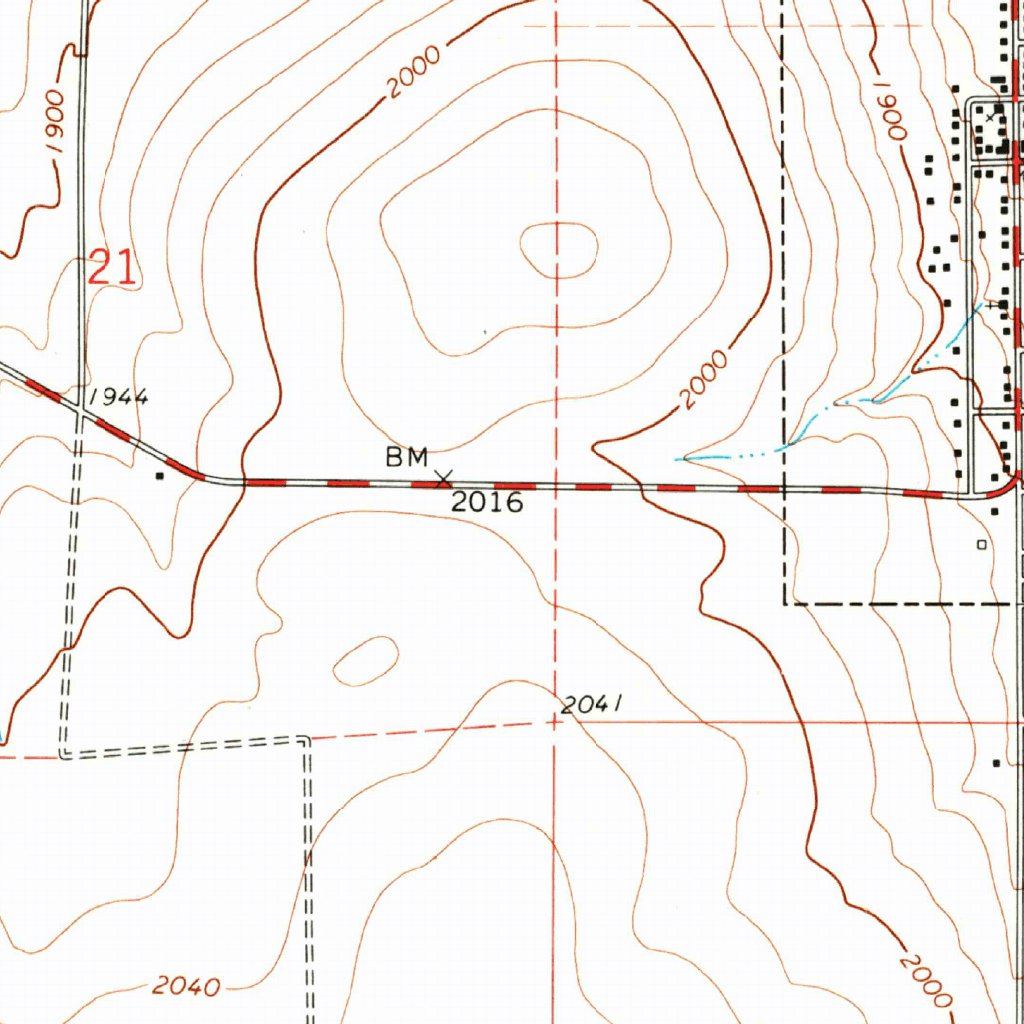 Athena, OR (1964, 24000-Scale) Map by United States Geological Survey ...