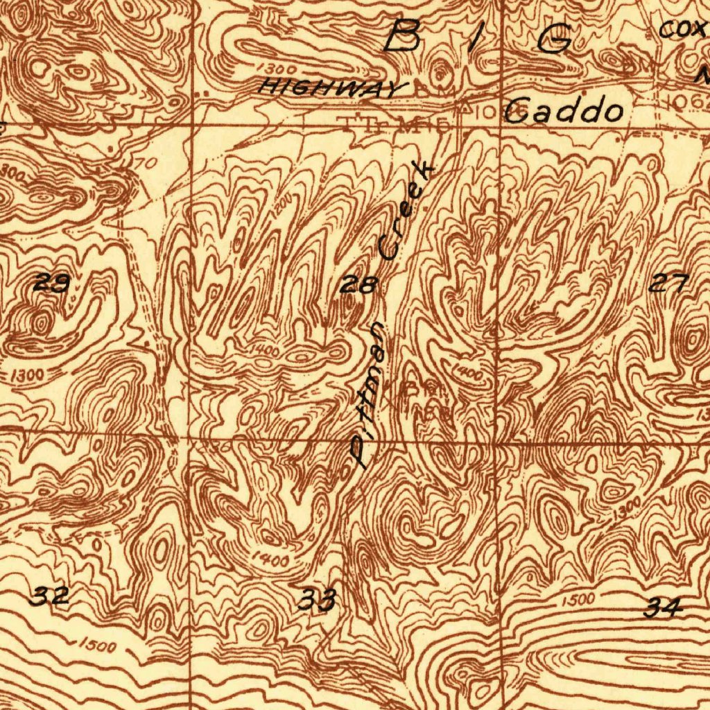 Athens, AR (1936, 48000-Scale) Map by United States Geological Survey ...